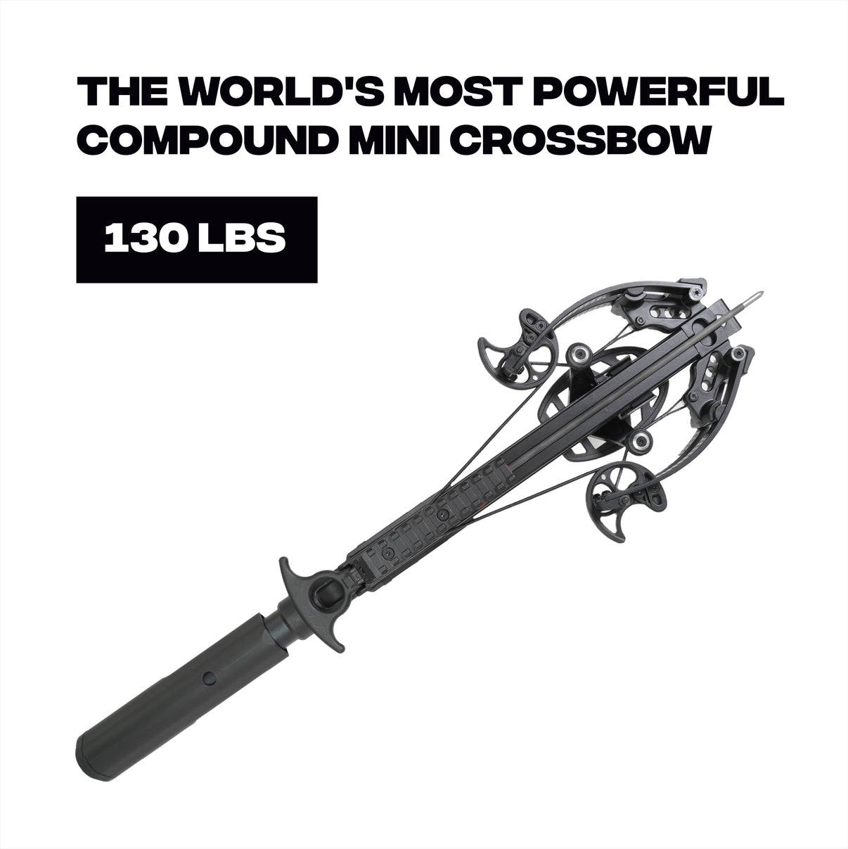 BAT Compound Crossbow Pistol with L-Stock - 300fps & 130lbs – BALLISTA