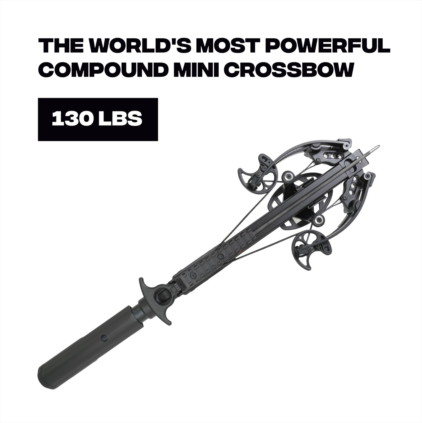 BAT Compound Crossbow Pistol with L-Stock - 300fps & 130lbs – BALLISTA