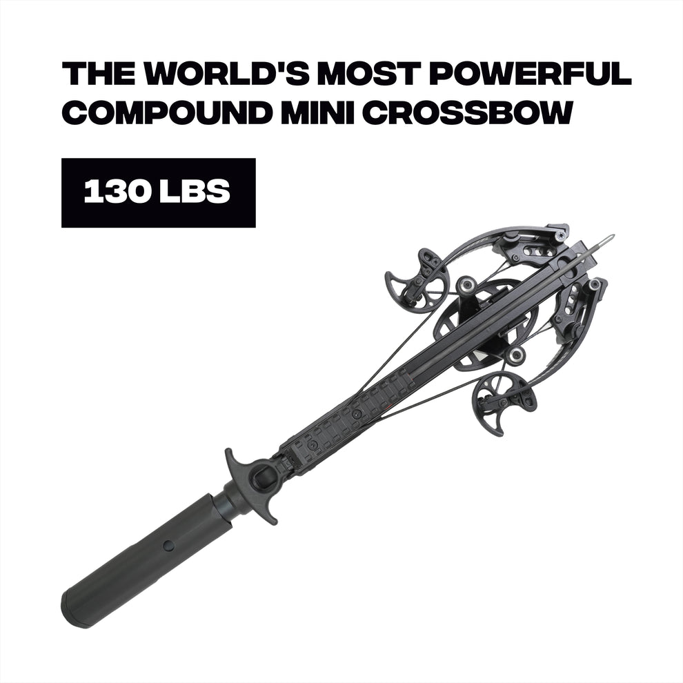 BAT Compound Crossbow Pistol with L-Stock - 300fps & 130lbs – BALLISTA