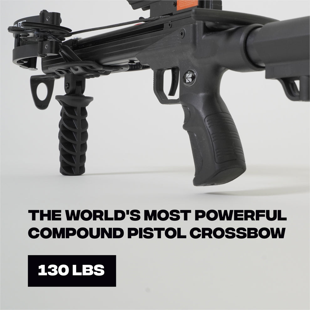 BAT Compound Mini Crossbow with Triangle-Stock - 300fps &130lbs – BALLISTA