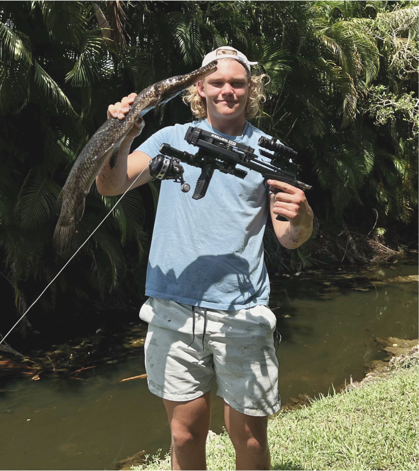 BAT Reverse Draw Compound Self-Cocking Pistol Crossbow - 340fps ...