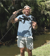 BAT Reverse Draw Compound Self-Cocking Pistol Crossbow - 340fps ...