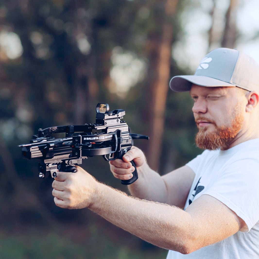 BAT Reverse Draw Compound Self-Cocking Pistol Crossbow - 340fps ...