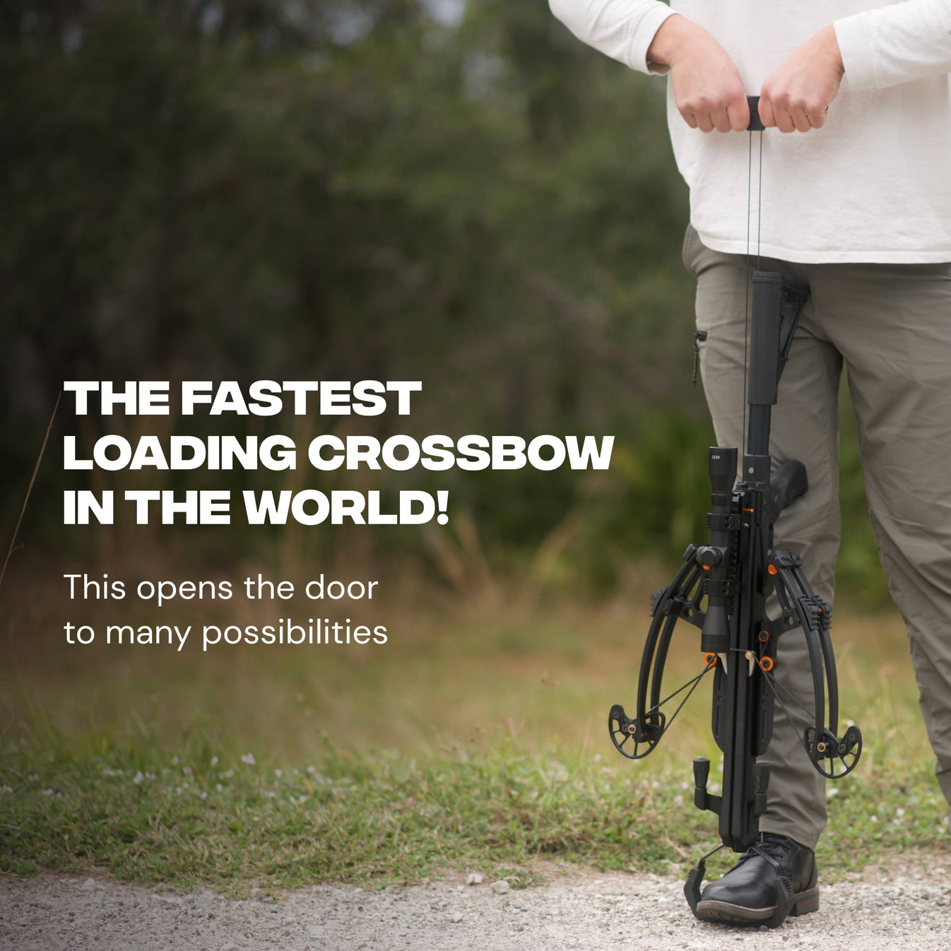 MegaBat Reverse Crossbow for Hunting & Fishing - 450 FPS, 360 lbs Draw ...