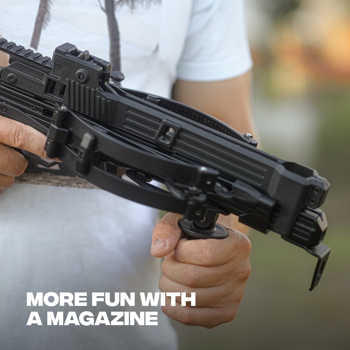 Mini BAT Reverse Crossbow with Magazine - 340 FPS, 150lbs – BALLISTA