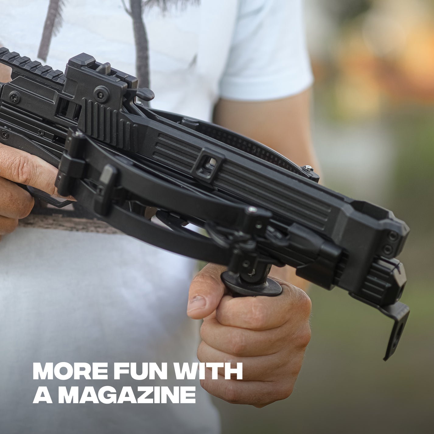 Mini BAT Reverse Crossbow with Magazine - 340 FPS, 150lbs – BALLISTA