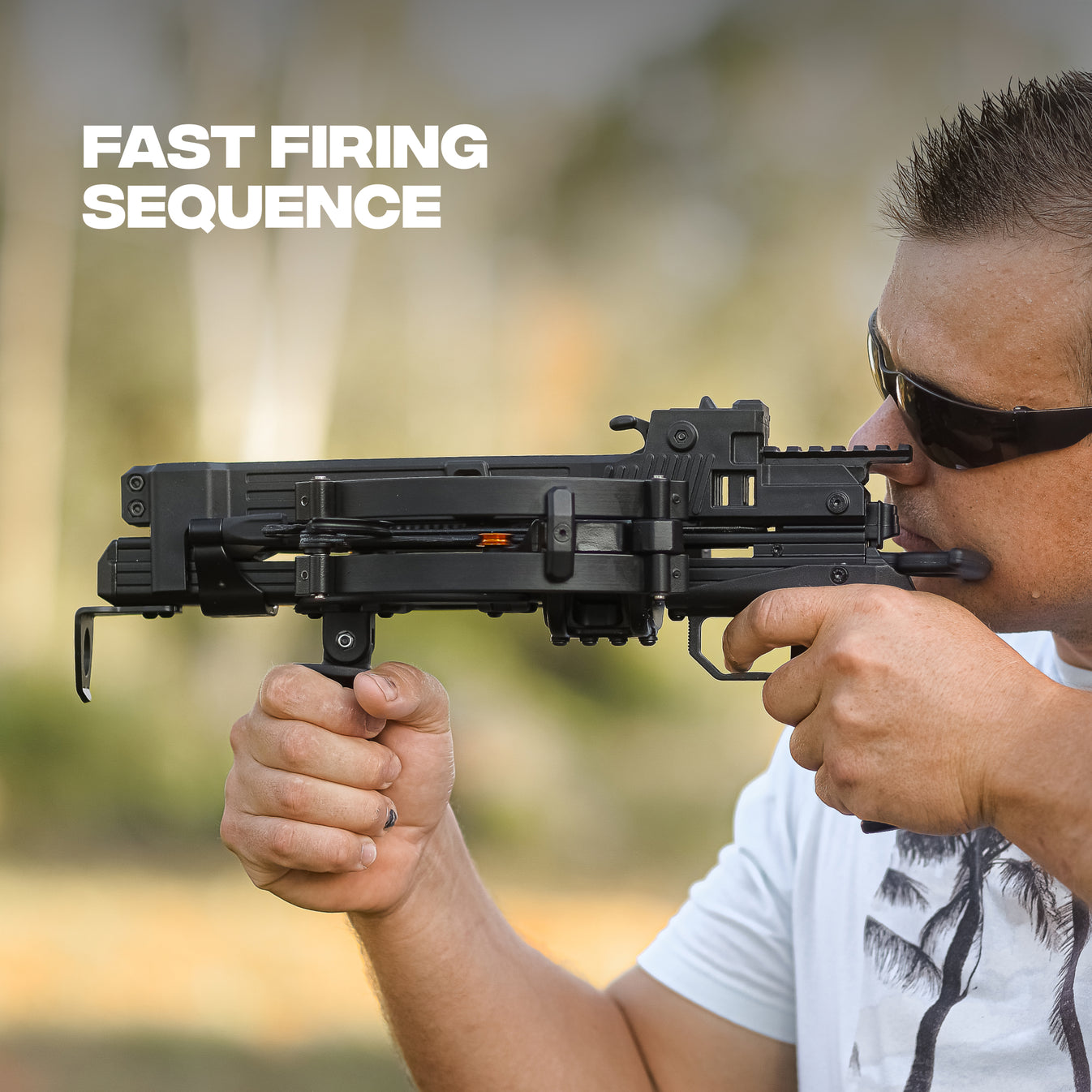 Mini BAT Reverse Crossbow with Magazine - 340 FPS, 150lbs – BALLISTA